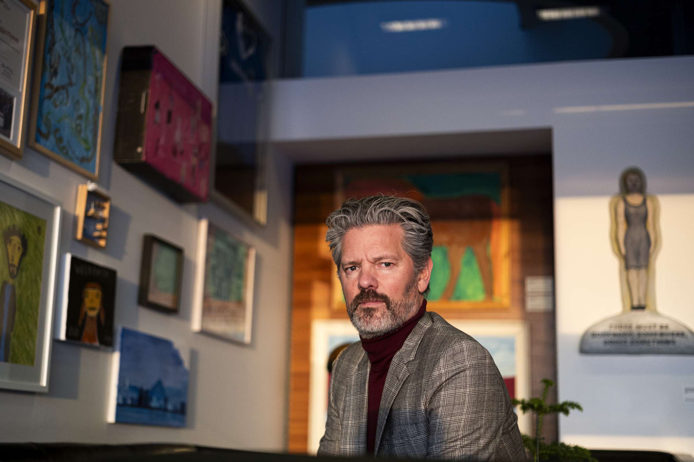 „Ég hef stafinn alltaf hangandi í anddyrinu heima til þess að minna mig ...