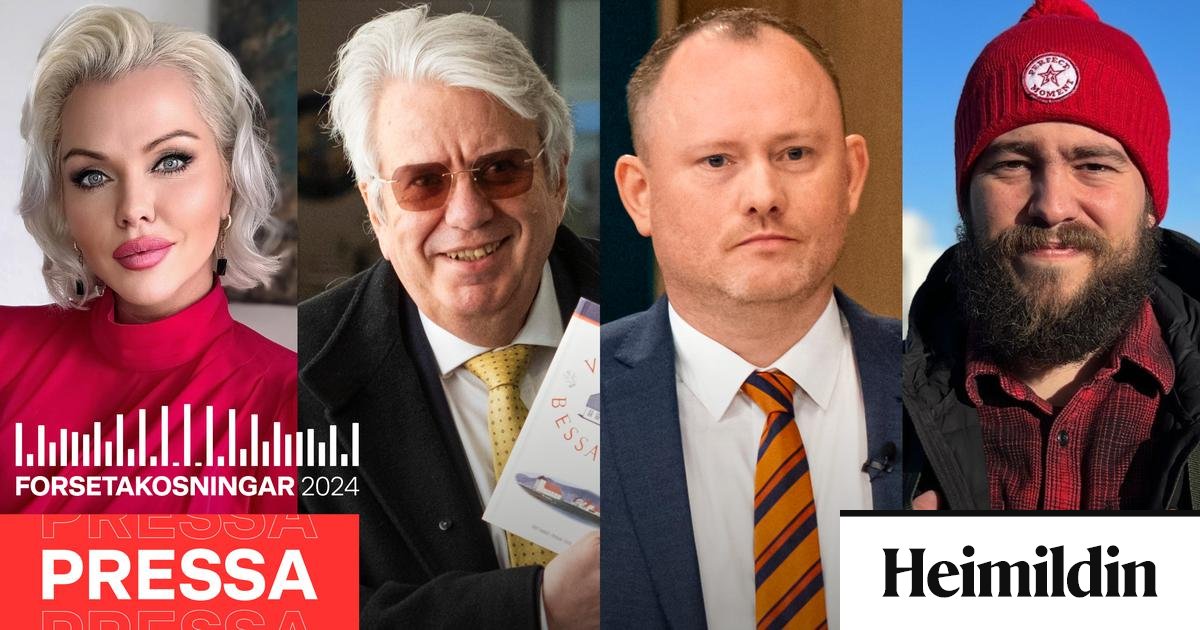 Ástþór, Ásdís Rán, Viktor og Eiríkur Ingi í Pressu - Heimildin