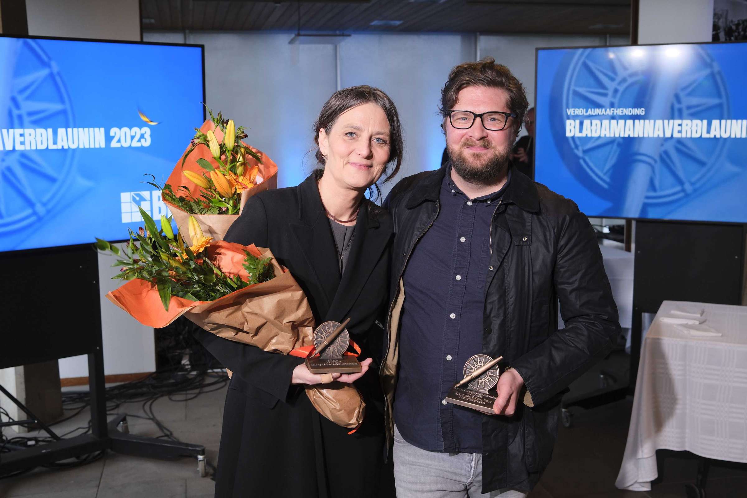 Bjartmar og Margrét fengu blaðamannaverðlaun - Heimildin